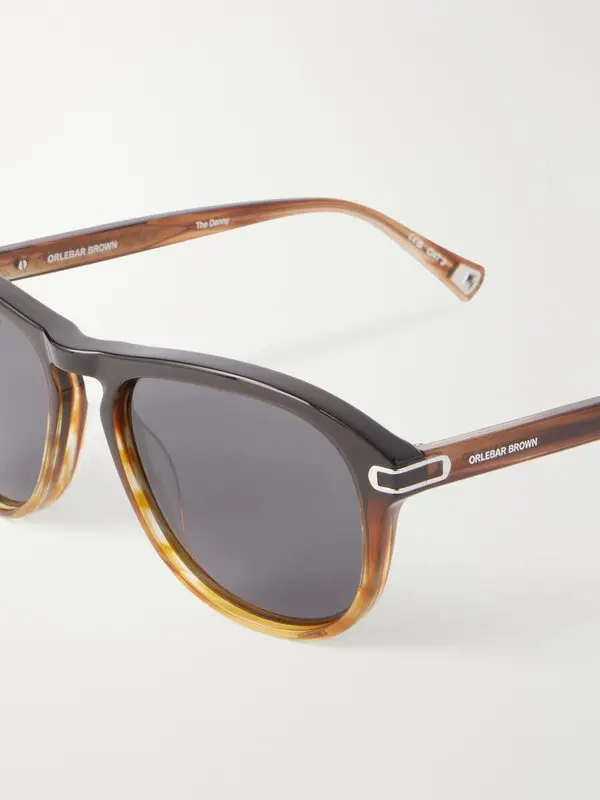 Orlebar Brown The Danny Acetate Sunglasses - Brown