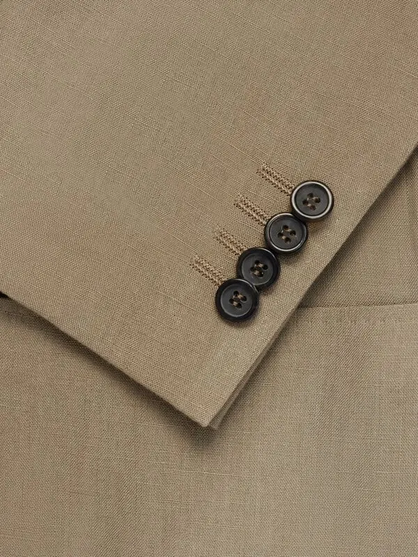 Canali Kei Linen Suit Jacket