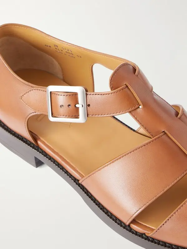J.M. WESTON Leather Fisherman Sandals