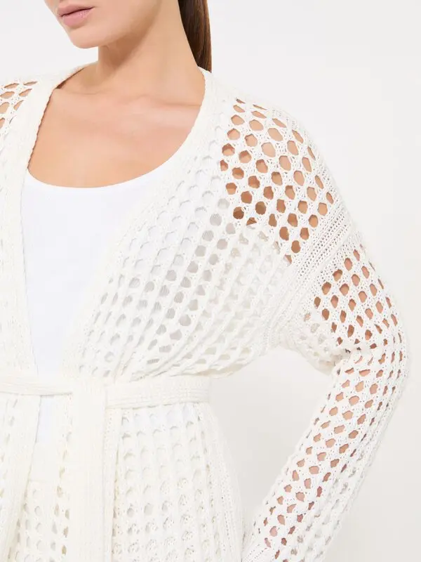 Max Mara Cotton Mesh Cardigan