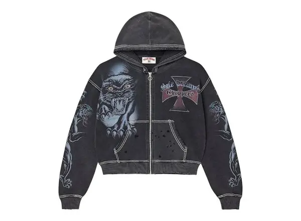 VALE FOREVER Hardy Boyz Graphic Zip-up Hoodie
