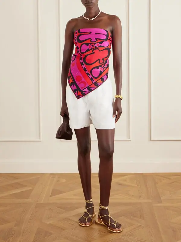 Emilio Pucci Printed Silk-twill Scarf