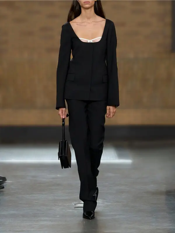 Calvin Klein Caius Wool-twill Straight-leg Pants