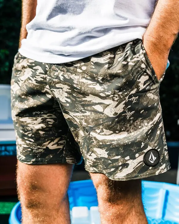 Volcom Lido Print Trunk - Camouflage