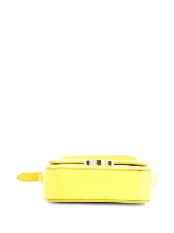 Celine Triomphe Shoulder Bag Smooth Calfskin Nano Crossbody Bag - Yellow