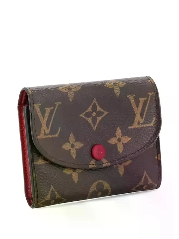LOUIS VUITTON Rosalie Coin Purse Monogram Canvas Pouch - Brown