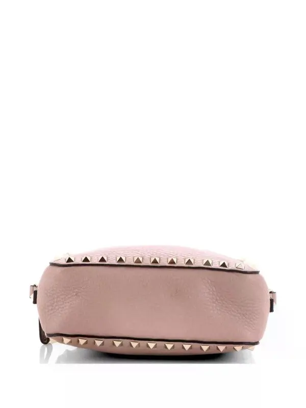 Valentino Garavani Rockstud Camera Leather Crossbody Bag - Neutrals