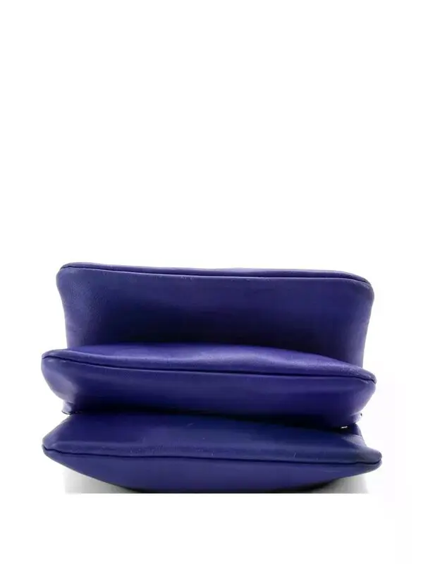 Celine Trio Small Leather Bag - Blue