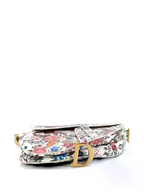 Dior Saddle Handbag With Strap - Multicolour