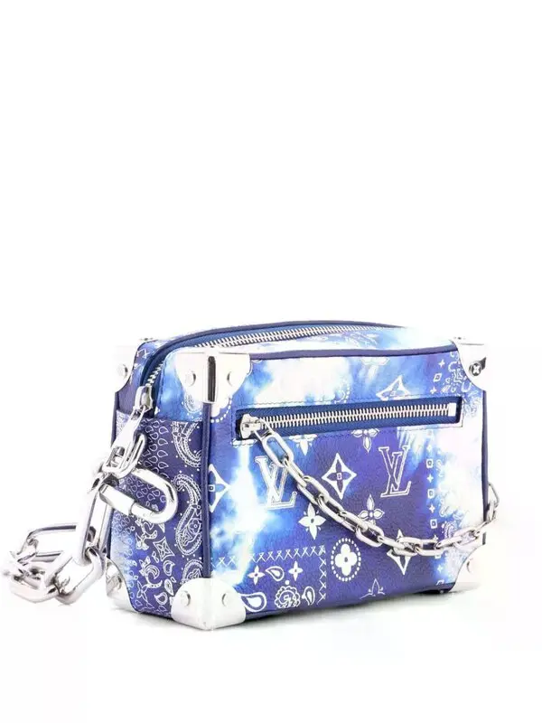 LOUIS VUITTON Soft Trunk Bag Limited Edition Monogram Bandana Leather Mini Shoulder Bag