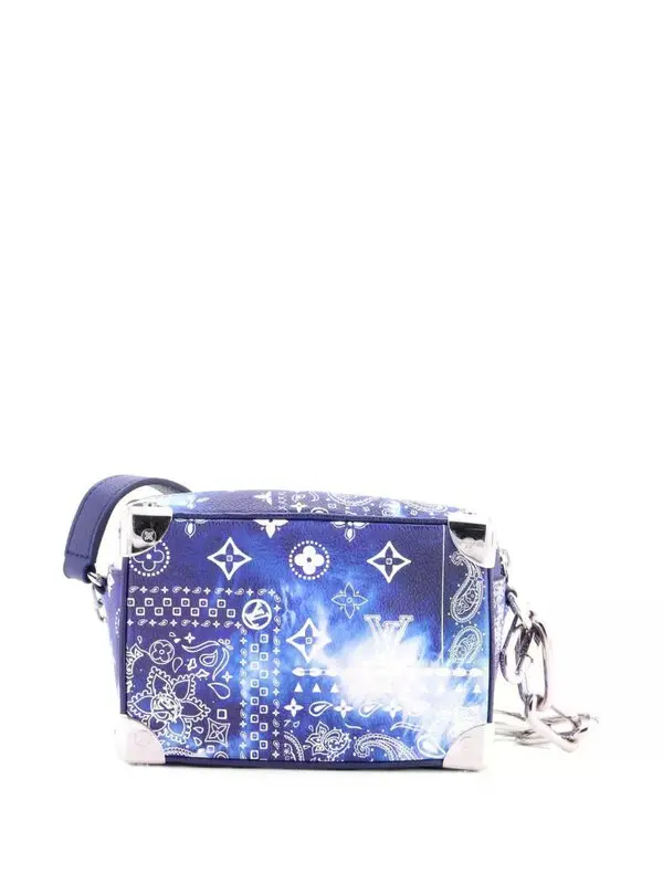 LOUIS VUITTON Soft Trunk Bag Limited Edition Monogram Bandana Leather Mini Shoulder Bag