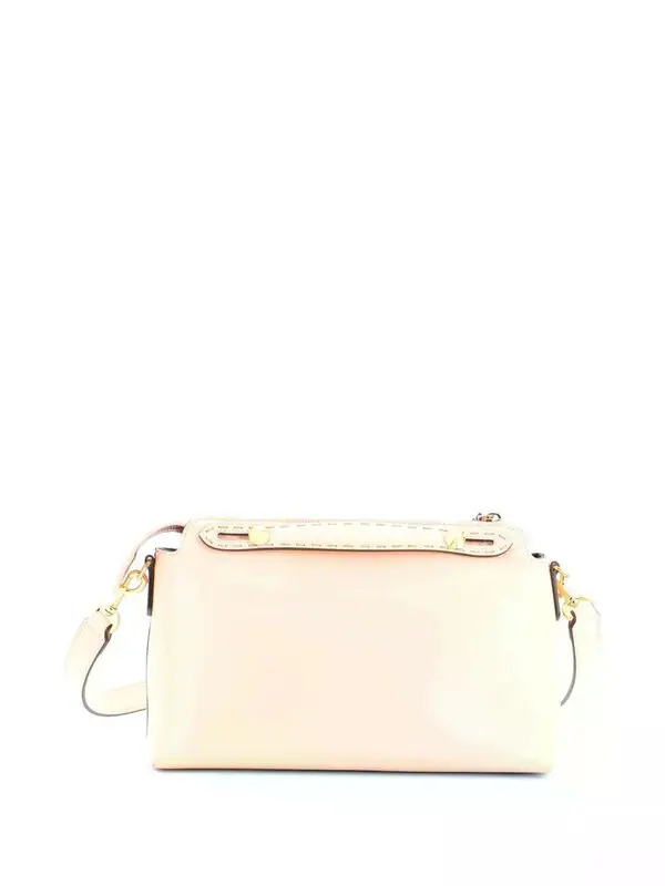 Fendi Embossed Leather Shoulder Bag