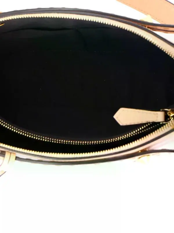 Fendi Embossed Leather Shoulder Bag