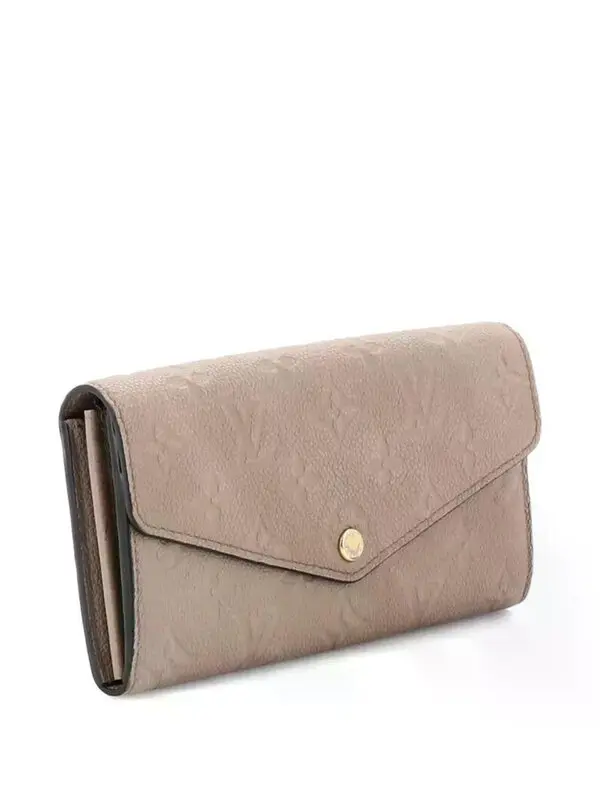 LOUIS VUITTON Sarah Wallet Nm Monogram Empreinte Leather Small Wallets - Neutrals