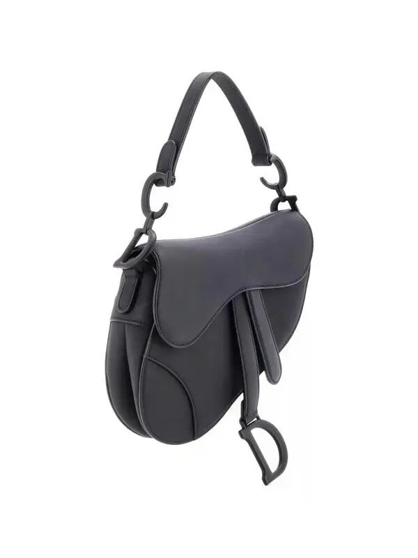 Dior Ultra Matte Leather Mini Shoulder Bag - Black