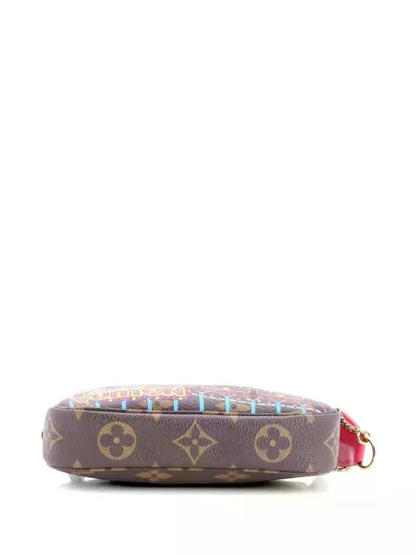 LOUIS VUITTON Vivienne Xmas Monogram Canvas Mini Clutch Bag