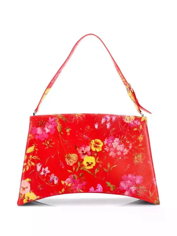 Balenciaga Printed Leather Large Shoulder Bag