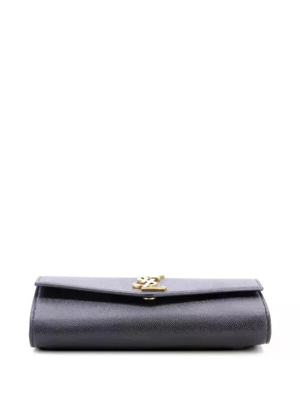 Saint Laurent Uptown Chain Wallet Leather Crossbody Bag