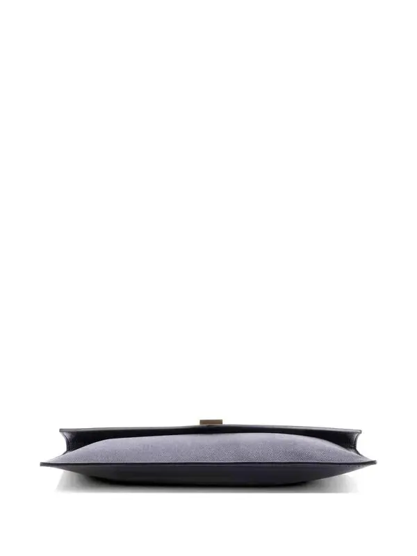 Saint Laurent Uptown Pouch Leather Clutch Bag