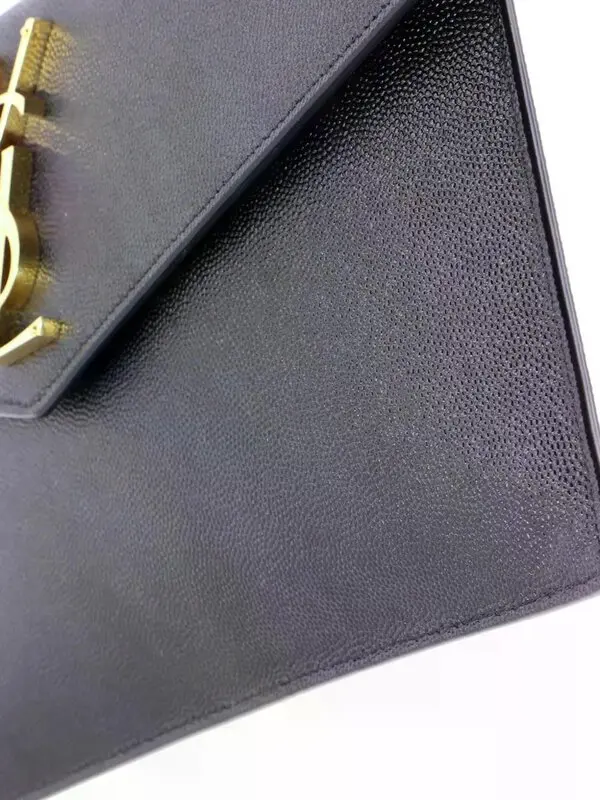 Saint Laurent Uptown Pouch Leather Clutch Bag