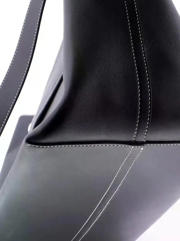 Burberry Small Pocket Leather Tote Bag