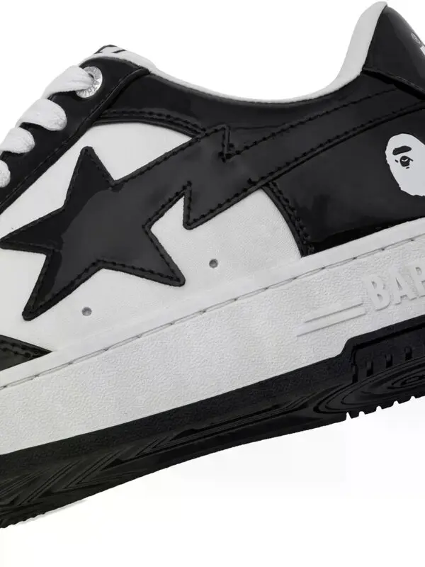 A BATHING APE Sta Patent Leather Sneakers