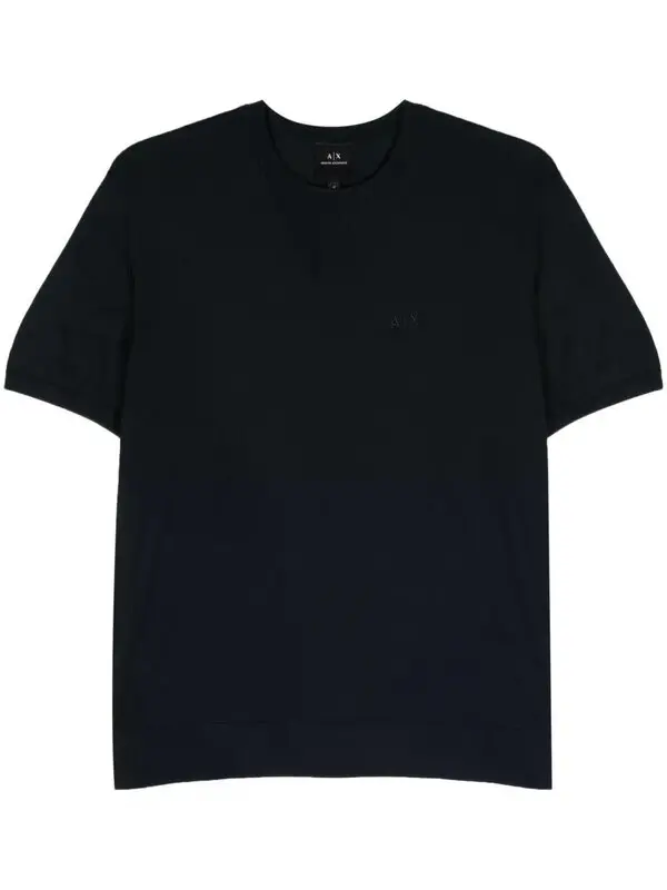 Armani Exchange Embroidered Cotton Jumper