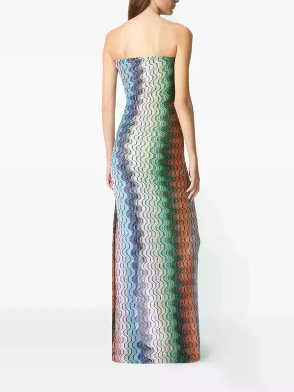 Missoni Zig-zag Slit Maxi Dress