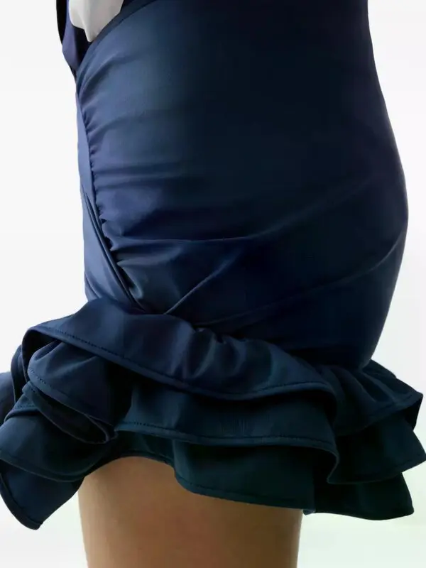 Jacquemus Jupe Playa Ruffled Mini Skirt