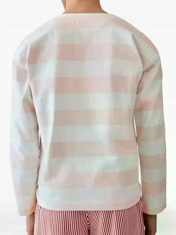 Jacquemus Marinière Striped Long-sleeve Polo Shirt