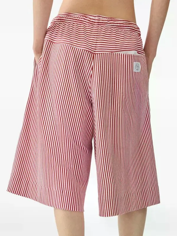 Jacquemus Striped Drawstring Shorts