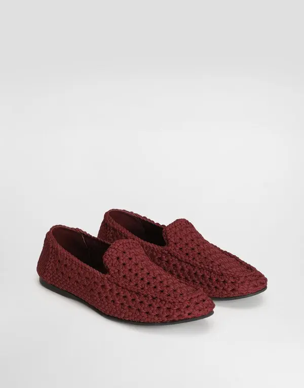Dolce & Gabbana Woven Fabric Slipper
