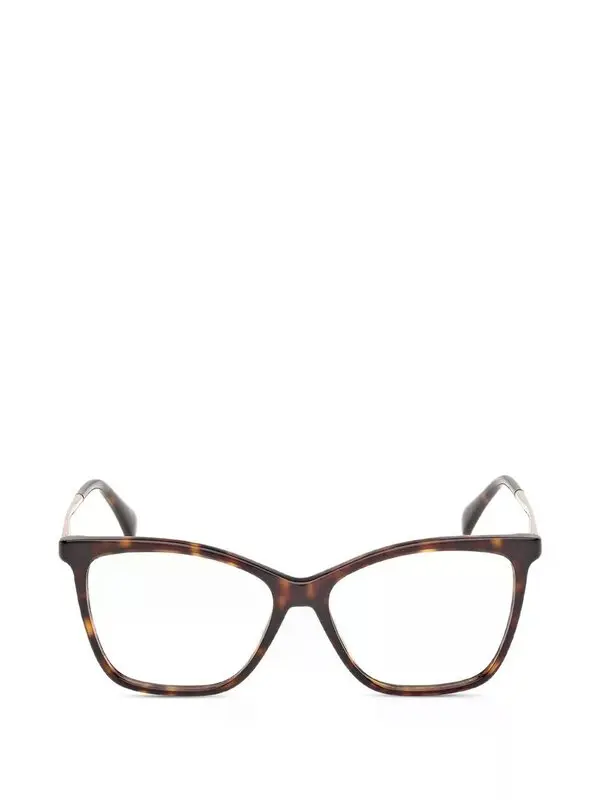 Max Mara Square Frame Eyeglasses - Brown
