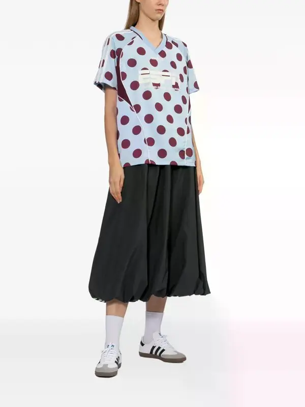 Adidas V-neck Polka Dot T-shirt