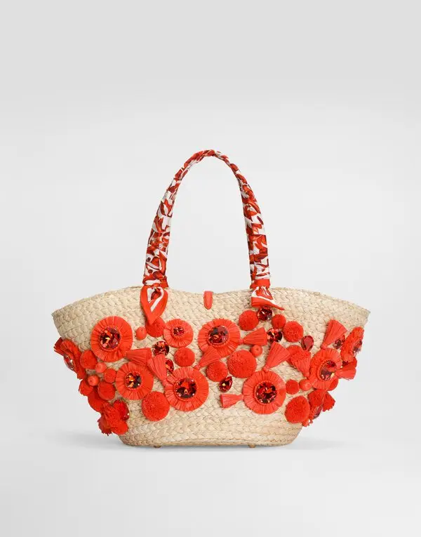Dolce & Gabbana Coffa Capri Bag With Embroidery - Multicolor