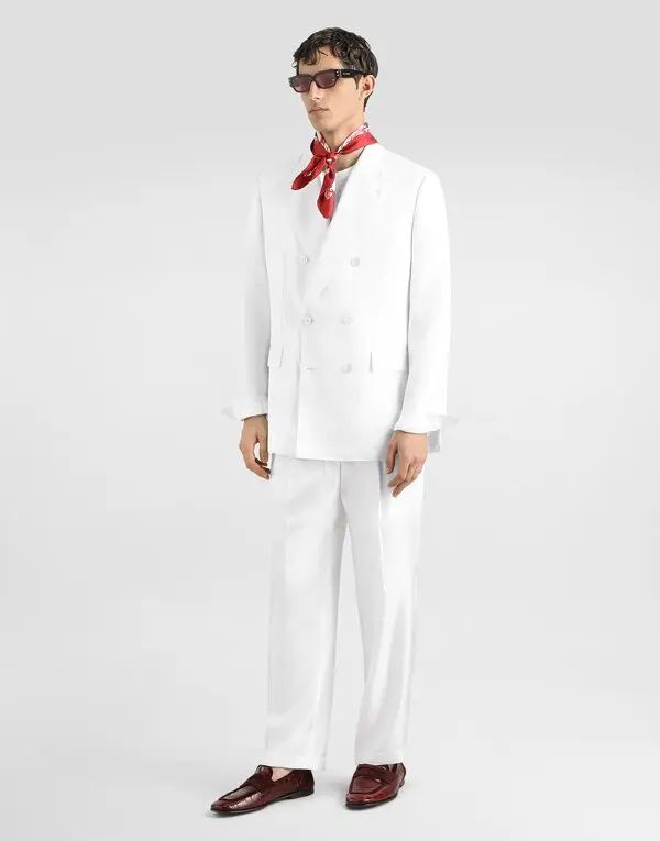 Dolce & Gabbana Silk Twill Jogging Trousers