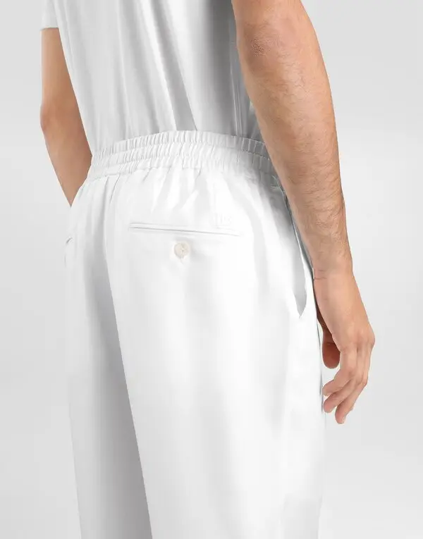 Dolce & Gabbana Silk Twill Jogging Trousers
