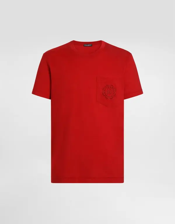 Dolce & Gabbana T-shirt M/corta Giro - Red