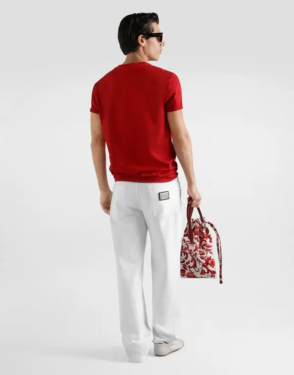 Dolce & Gabbana T-shirt M/corta Giro - Red