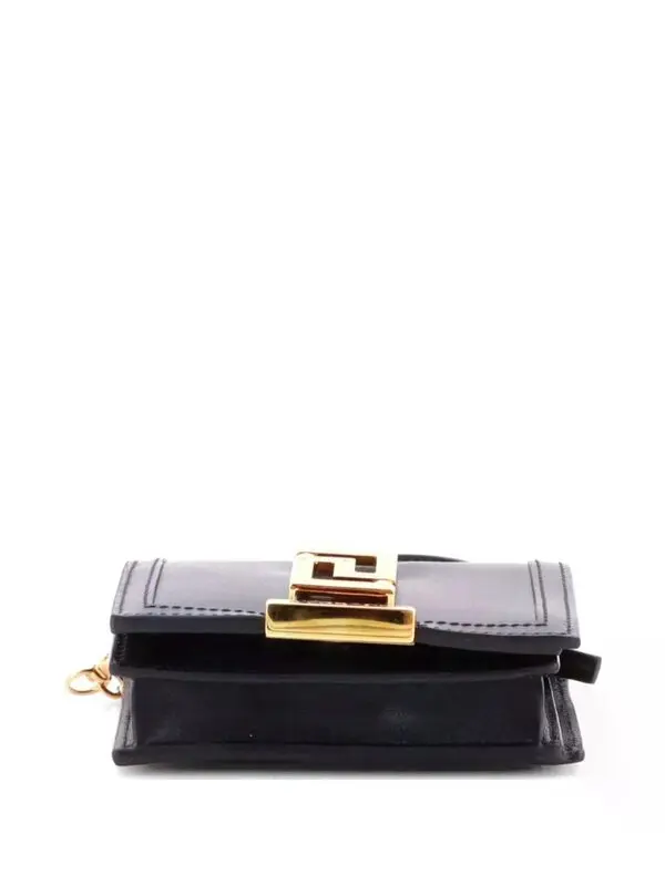 Versace Greca Goddess Leather Wallet On Chain Mini Crossbody Bag