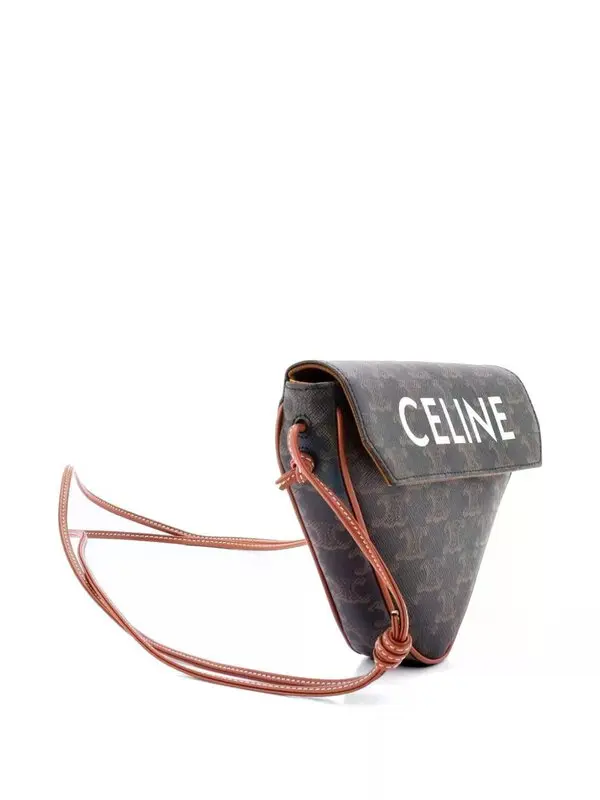 Celine Triomphe Coated Canvas Crossbody Bag