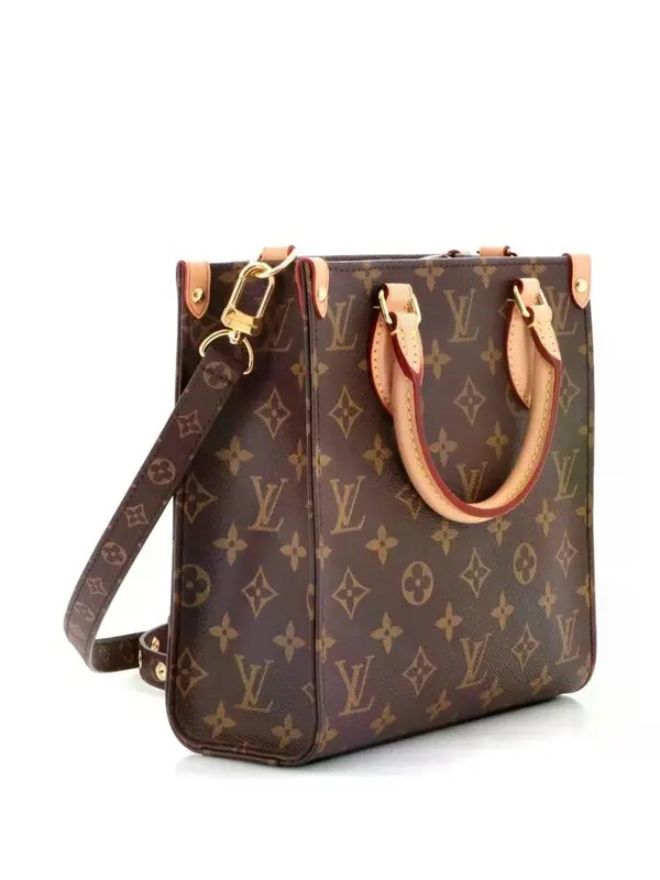 LOUIS VUITTON Sac Plat Nm Bag Monogram Canvas Bb Tote Bag