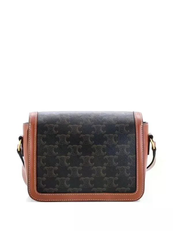 Celine Triomphe Coated Canvas Shoulder Bag