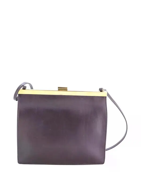 Celine Clasp Crossbody Bag Leather Mini Shoulder Bag