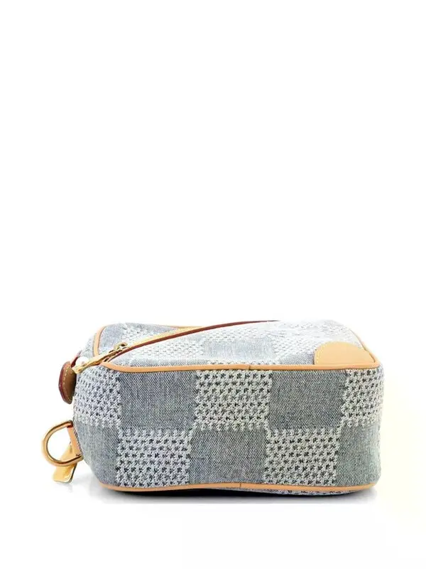 LOUIS VUITTON Damier 3d Denim Chess Messenger Bag