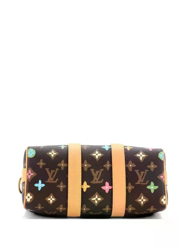 LOUIS VUITTON Keepall Bandouliere 25 Monogram Craggy Canvas Travel Bag - Brown
