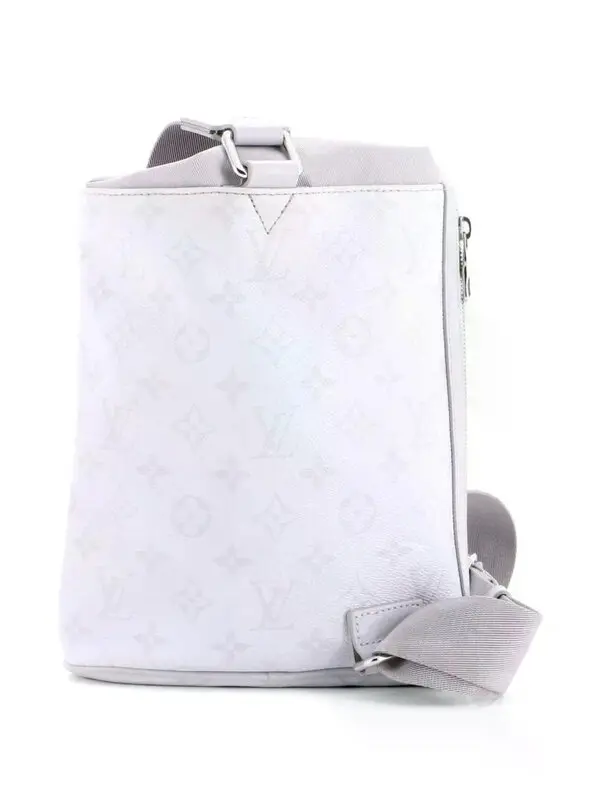 LOUIS VUITTON Limited Edition Logo Story Monogram Canvas Sling Bag