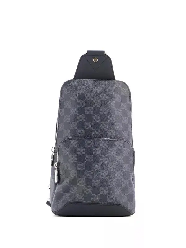 LOUIS VUITTON Avenue Sling Bag Damier Graphite - Black