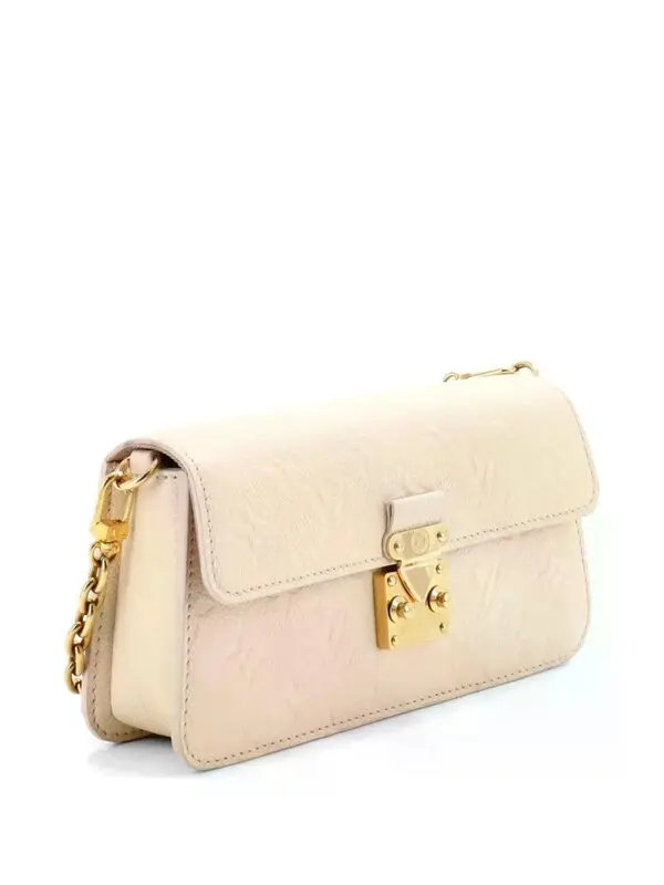LOUIS VUITTON Monogram Empreinte Pochette Metis Wallet On Chain - Neutrals