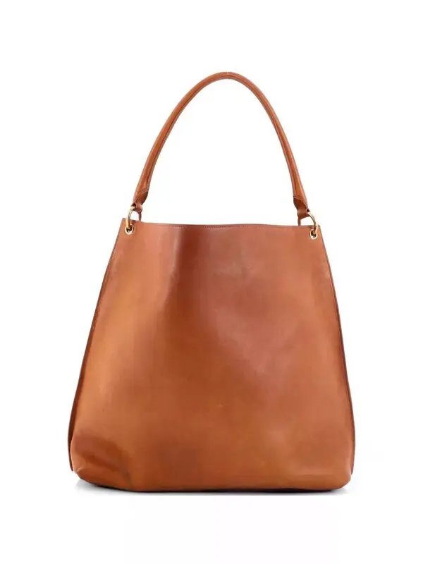 Saint Laurent Tag Medium Hobo Bag - Brown